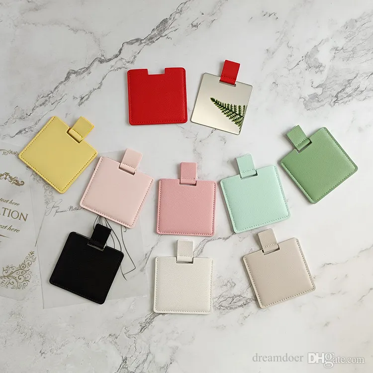 Portable Makeup Mirrors: Small Compact Mirror For Handbag Stainless ...