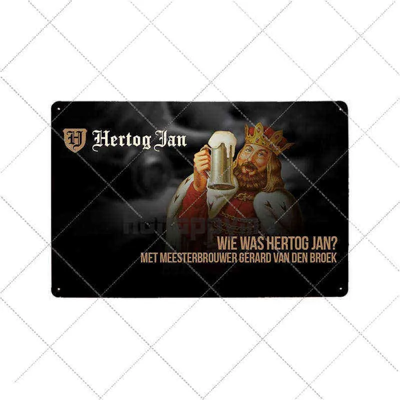 Metal Painting Hertog Jan Beer Metal Tin Sign Vintage Plaque Decoration ...