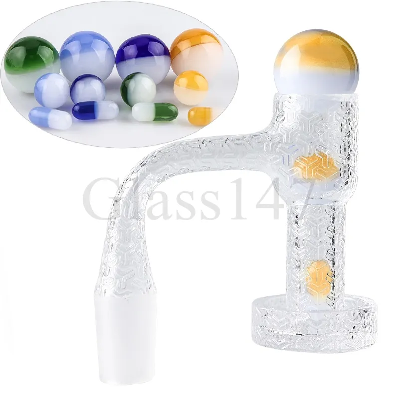 Smoking Sandblasting Fully Weld Quartz Terp Slurper Banger Beveled Edge ...