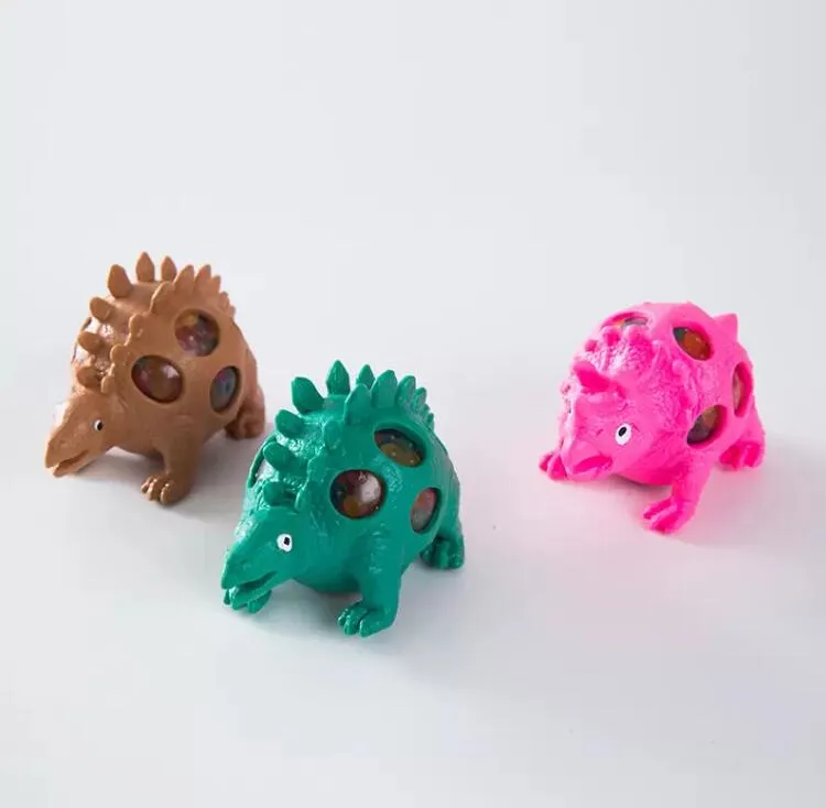 Dinosaur Stress Ball Fidget Toy - Squishy Grape Ball for Anxiety Relief ...