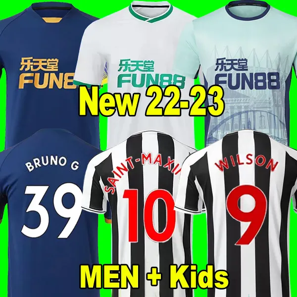 22 23 Soccer Jersey Newcastle ISAK BOTMAN BRUNO G JOELINTON TRIPPIER ...
