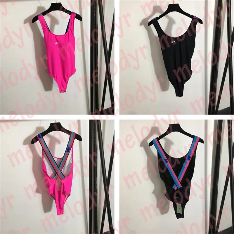 Sexy One Piece Swimsuit: Cross Sling Backless Bikini Swimwear Beach ...