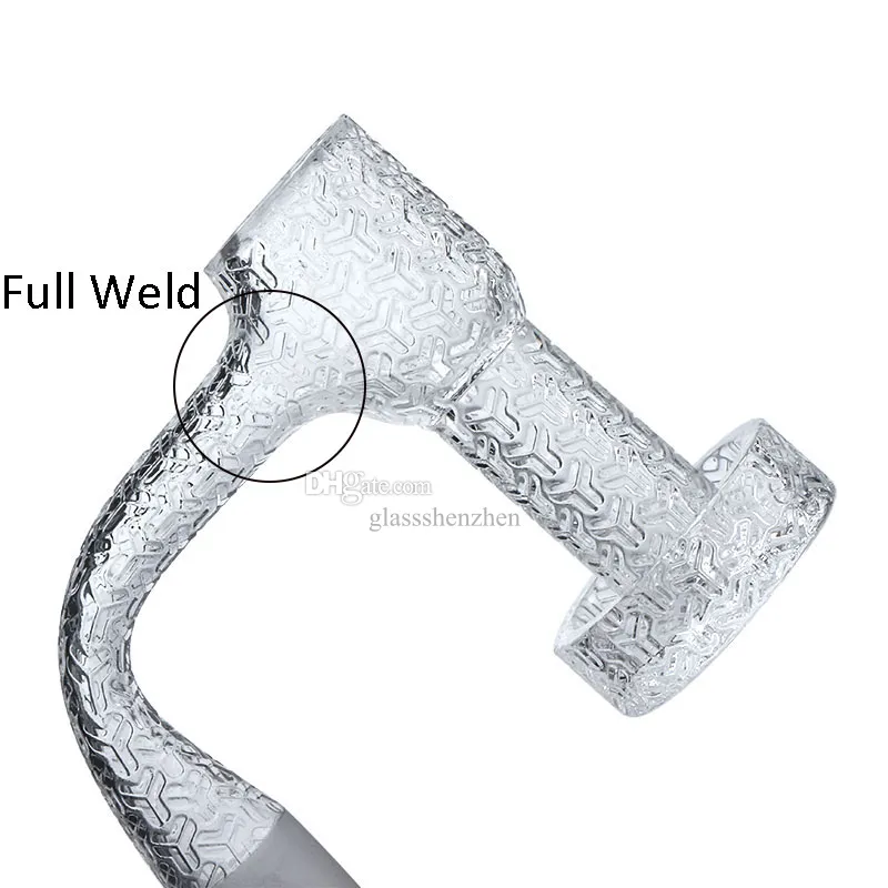 Sandblasted Full Weld Smoking Terp Slurper Quartz Banger 20mmOD Fully ...