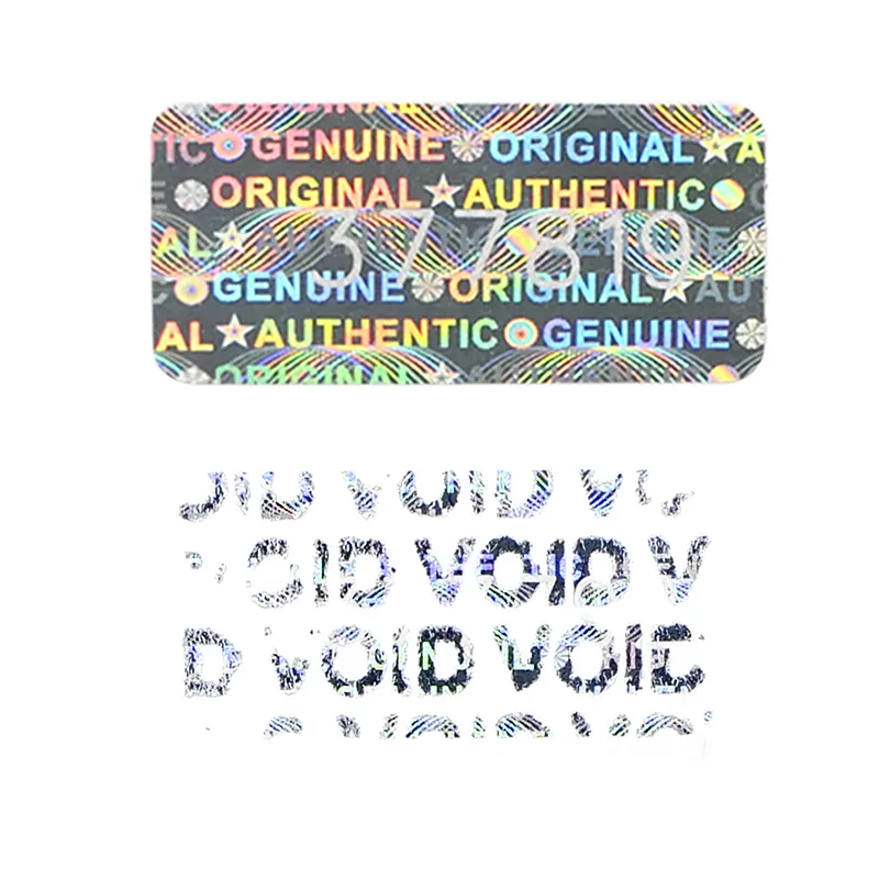 2000 Hologram Tamper Proof Stickers Void Warranty Security Labels With ...