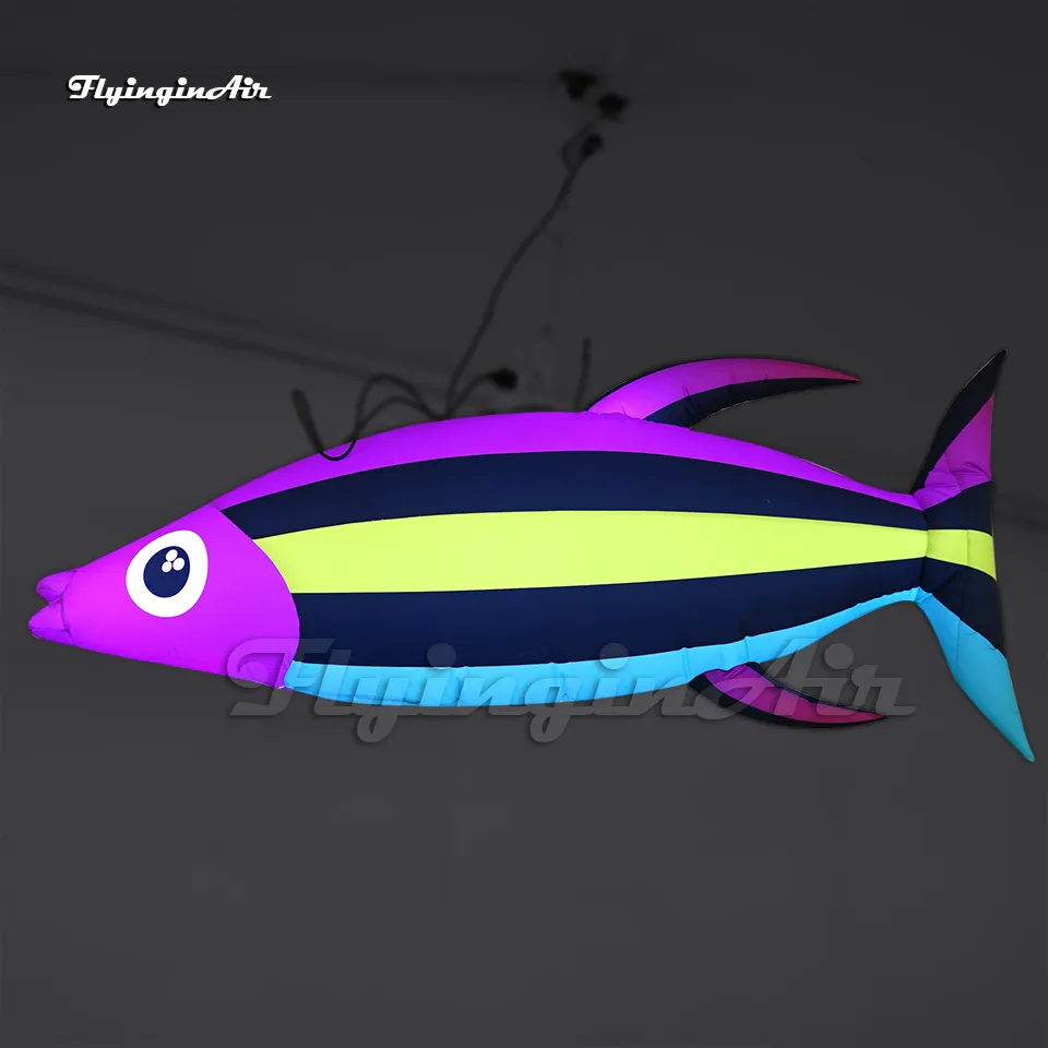 Wholesale 2m Long LED Inflatable Fish Marine Animal... From ...