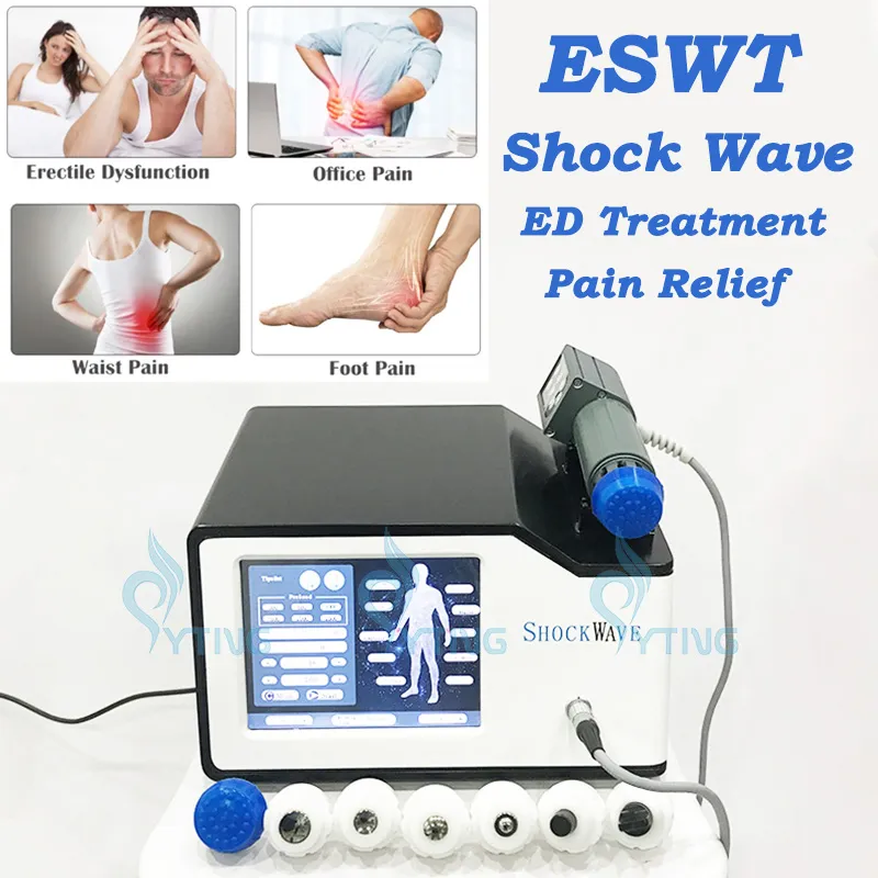 7 Transmitter Shockwave Pulse Wave Therapy Machine For Erectile ...