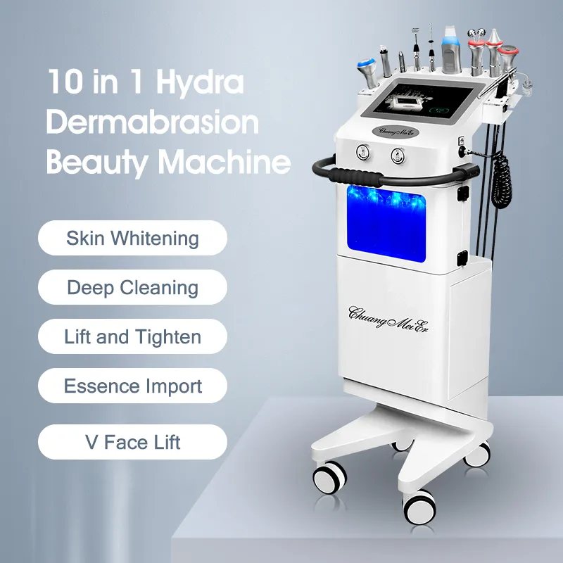 Multifunction Aqua Peel Hydro Dermabrasion Machine 10 In 1 Facial Deep ...
