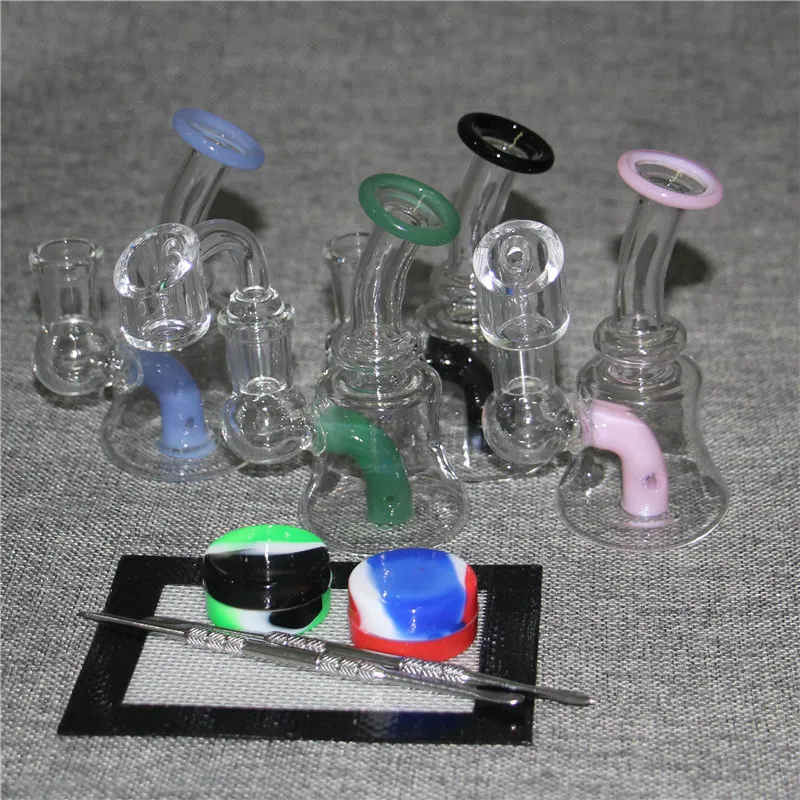 Wholesale Mini Glass Water Pipe With 14mm Bowl And Quartz Banger Ideal ...