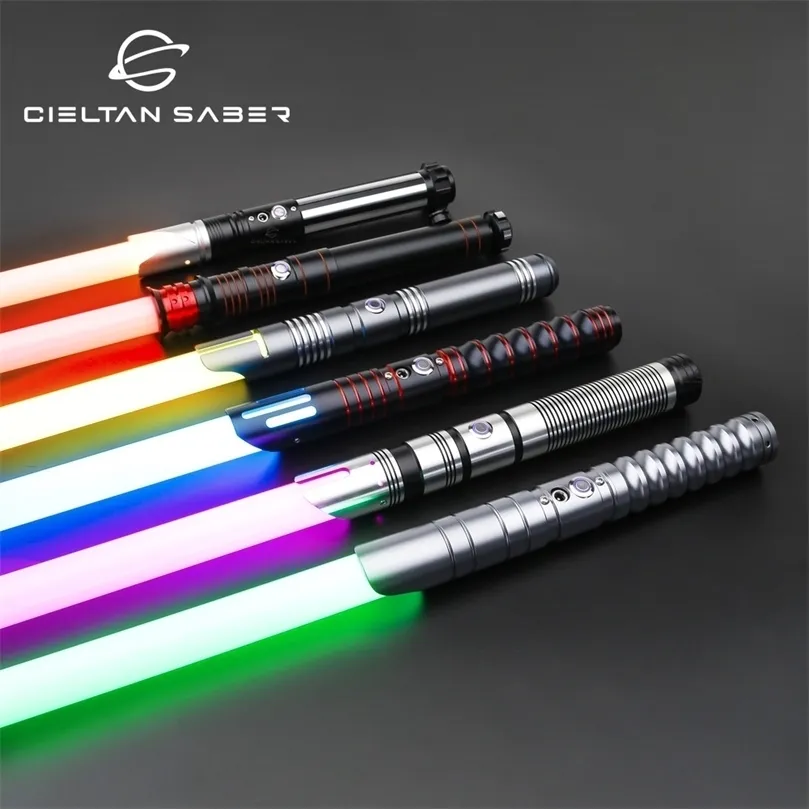 Snpixel LED Lightsaber Smooth Swing RGB Laser Sword With Change, Heavy ...