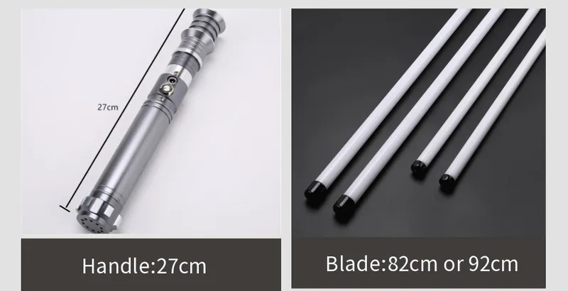 LED SwordsGuns Neopixel Lightsaber Smooth Swing Heavy Dueling RGB ...