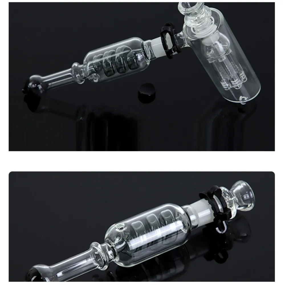 Freezable Glycerin Coil Hammer Bubbler: Black Tree Perc Water Pipe With ...