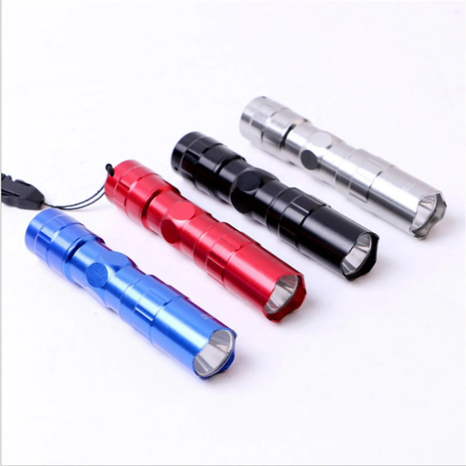 Portable LED Mini Flashlight Torch With AA Battery For Duolight Hiking ...