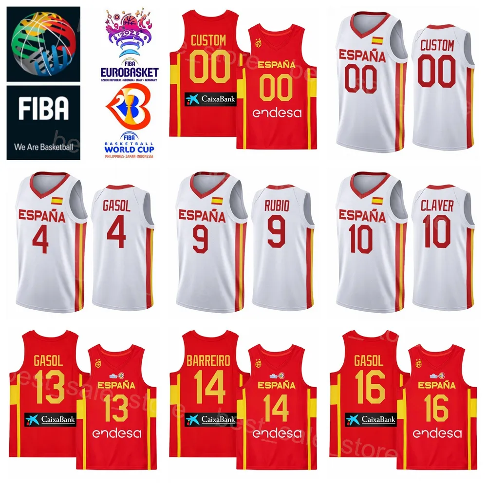 Print 2022 EuroBasket Spain Basketball 14 Willy Hernangomez Jersey 7 ...
