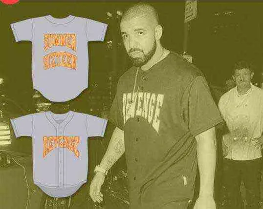 Baseball 16 Drake Summer Revenge Stitch Sewn Drake Summer Sixteen ...