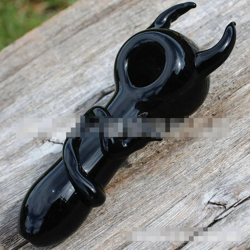 Green Goblin Demon Glass Smoking Pipes Devil Black Tobacco Smoke Hand ...
