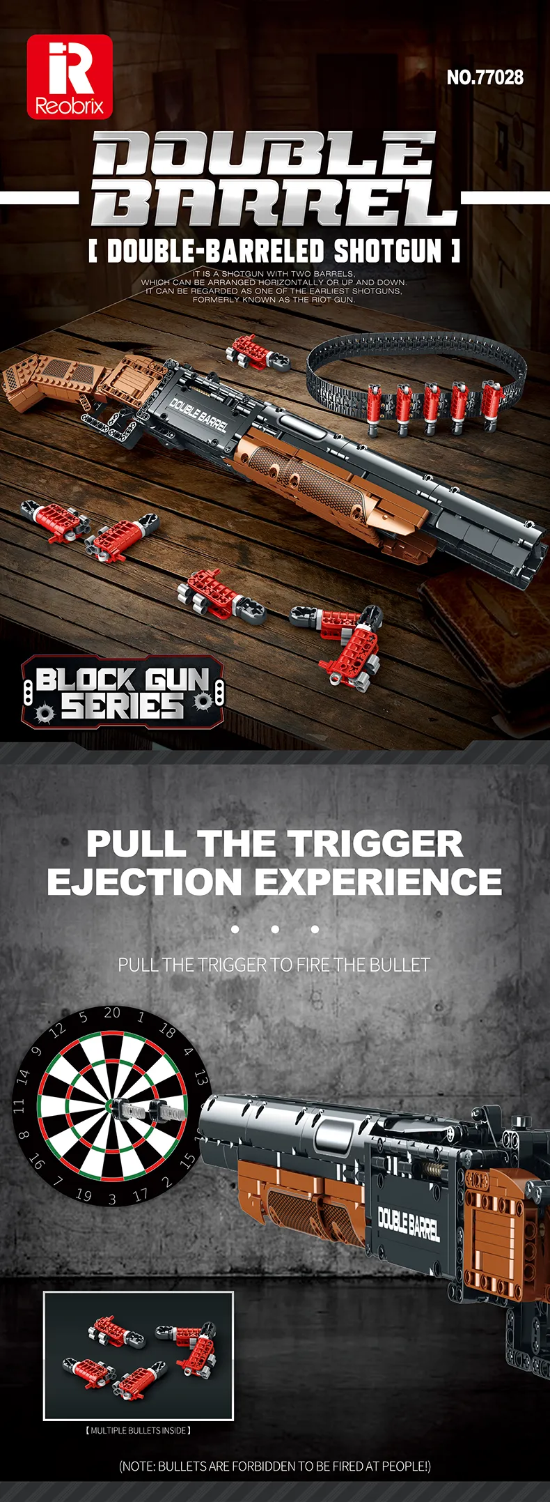 PUBG Double Barrel Shotgun Building Blocks Military... From Hjm9706 ...