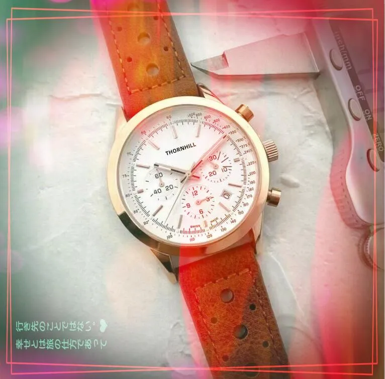 Premium Full Function Leather Watches For Men With Digital Number ...