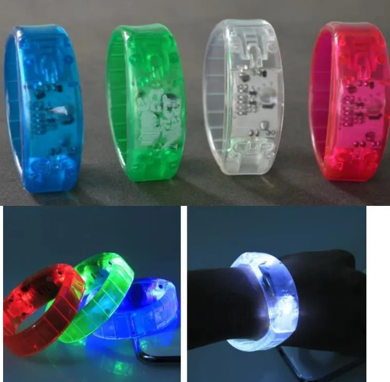LED Lighted Bracelets Voice Activated Flashing Glow... From Superhero2 ...