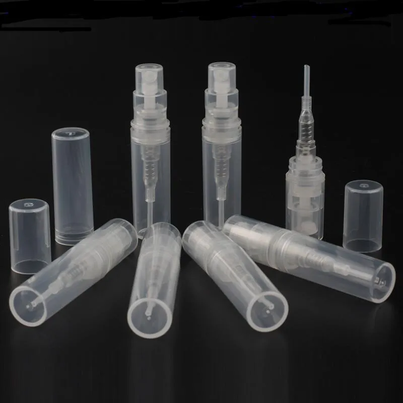 Plastic Perfume Spray Empty Bottle 2ML Refillable Sample Cosmetic ...