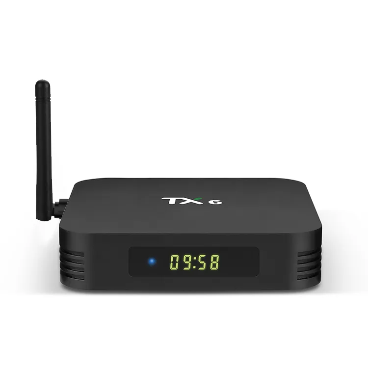 TX6 Android 10 Smart TV Box 4K, 4GB DDR3 RAM, 64GB EMMC, BT 4.1, Dual ...