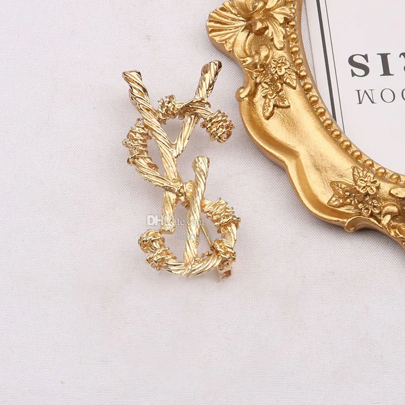 Luxury Initial Brooch Pin - Premium Quality Fashion Jewelry for Women ...