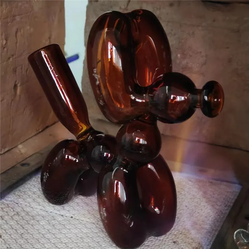 Handmade Borocilicate Balloon Dog Water Bong with 14.4MM Female Joint ...