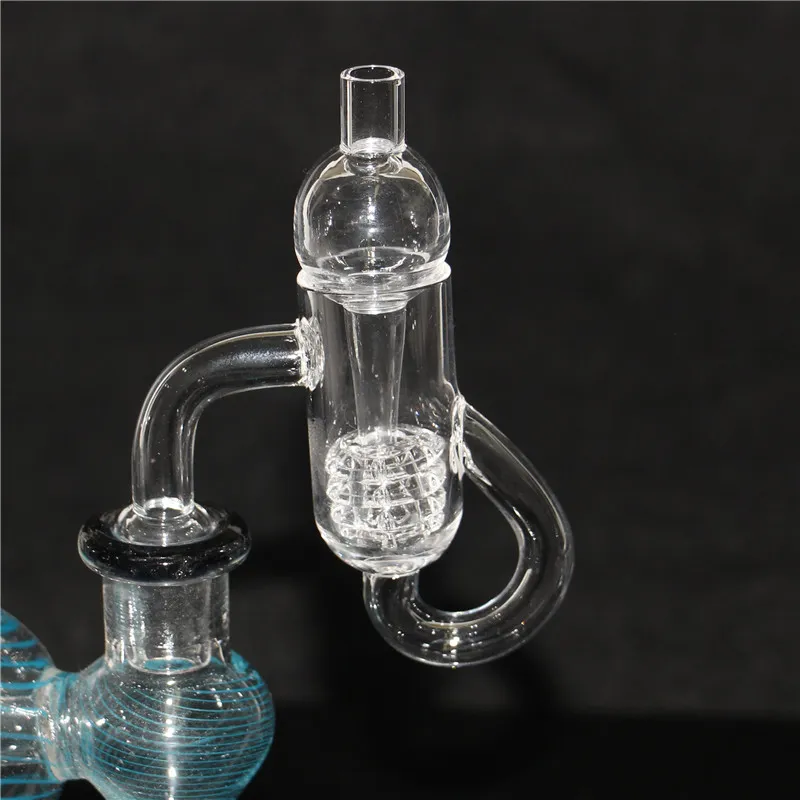 Smoking Diamond Knot Loop Recycler Quartz Bangers Domeless Quartz ...