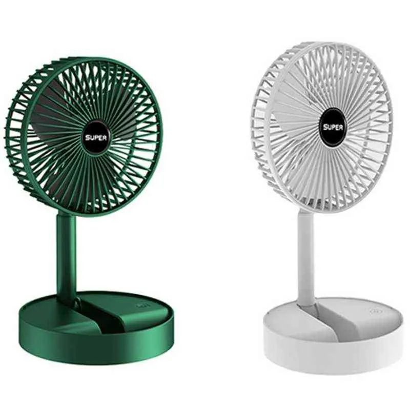 Electric Portable USB Rechargeable Fan: Foldable Telescopic, Low Noise ...