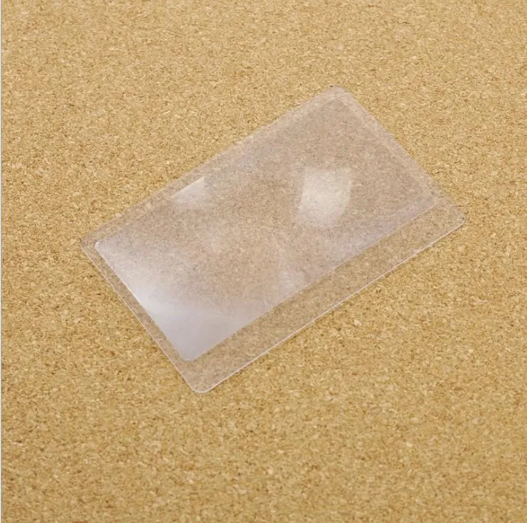 Wholesale 3X Credit Card Shape Microscope Magnifier Magnifying Glass ...