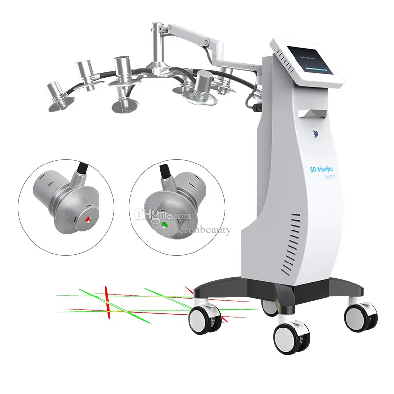 8D Lipolaser Beauty Equipment Non Surgical Lipo Laser 6d Laser Slimming ...