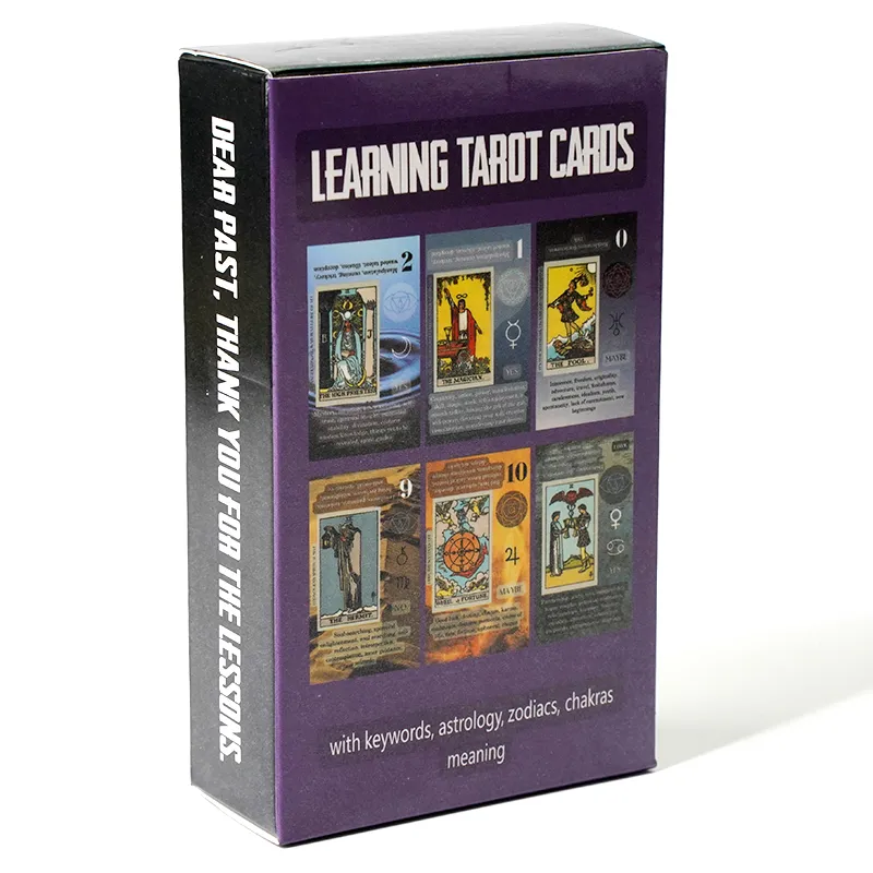 Beginner Tarot Deck for Insight & Learning: Easy Read Cards, Fun ...