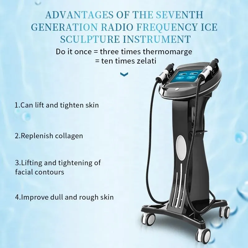 RF Ice Sculpture Facial Lifting Cleaning Equipment For Wrinkle Removal ...