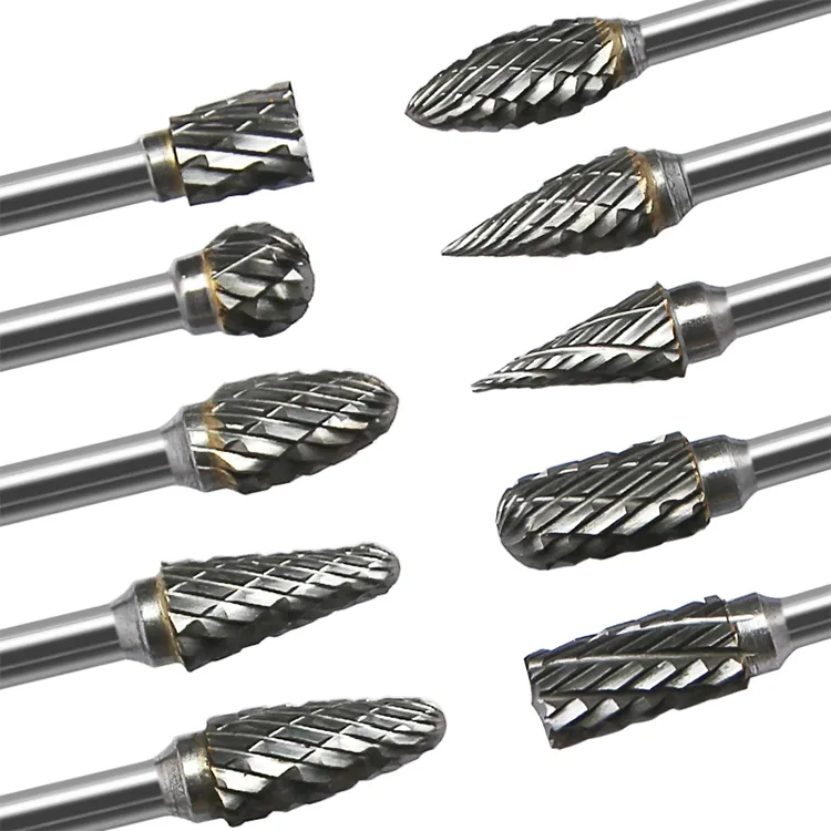 DHgate.com:10pc 1/8 Tungsten Carbide Rotary Burrs Double Cut Burr ...