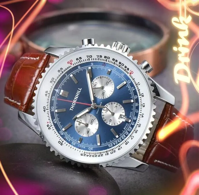 Luxury Full Function Stopwatch Timer Watch For Men Fashionable Casual ...