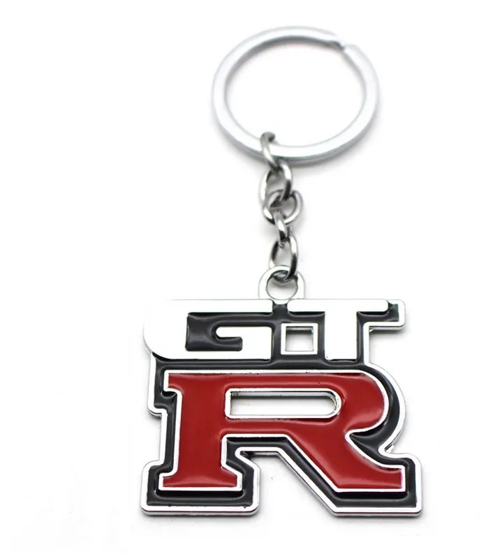DHgate.com:Nissan GTR Keychain Keyring,Zinc Alloy Metal Chrome Ring - 1 ...