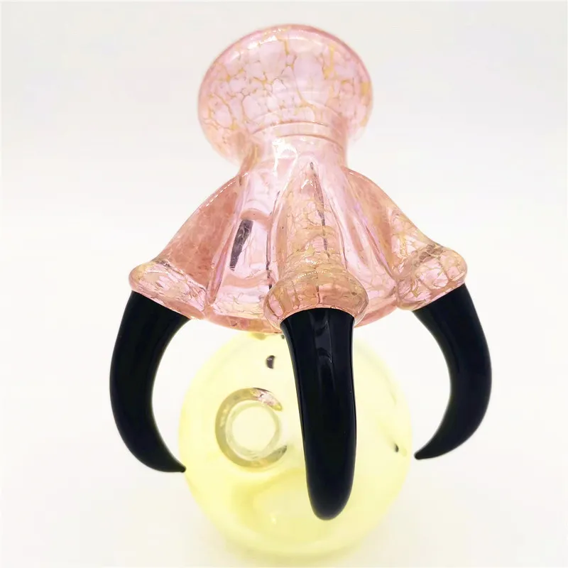 Wholesale Pink Dragon Claw Orb Glass Bong With CCG Recycler And 10MM ...