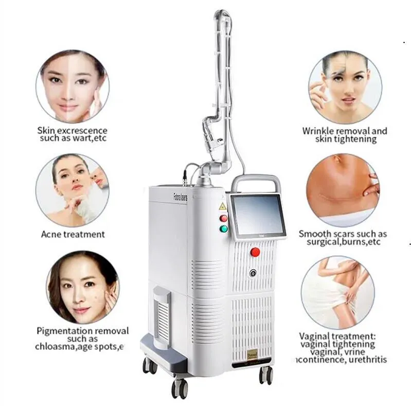 Fractional CO2 Laser Skin Rejuvenation Machine 10600nm Wavelength for ...