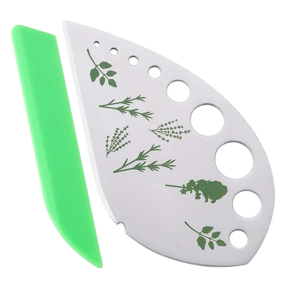 9-Hole Herb Peeler: Stainless Steel Vanilla Cutter & Leaf Remover ...