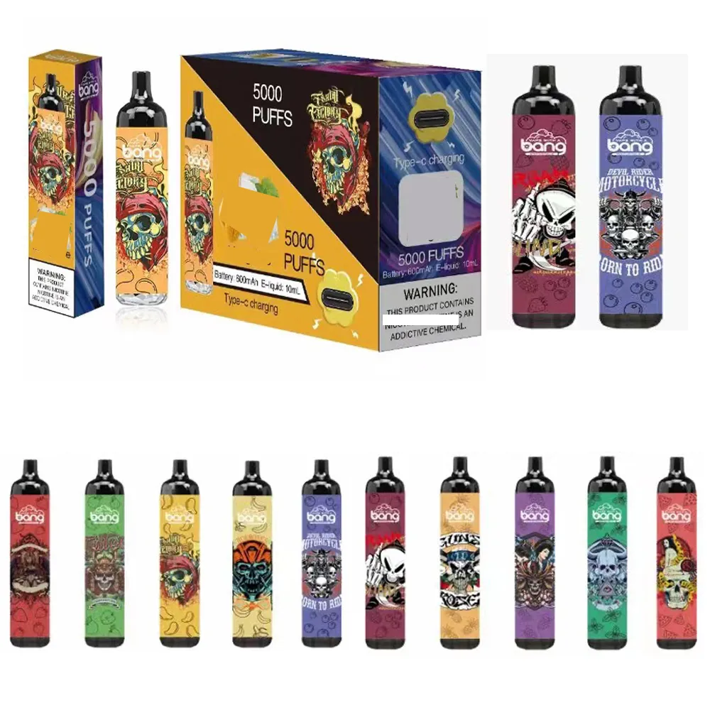 Disposable Vape Pen Bang Pro Max 5000 Puffs E Cigarettes 12ml With