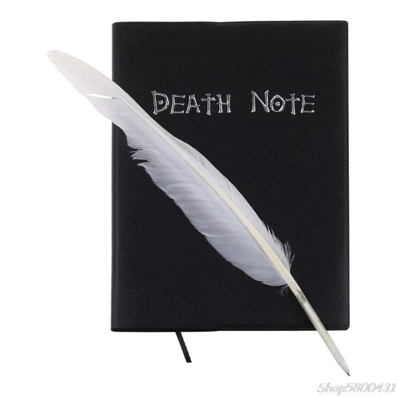 Blocs De Notas Death Note Cosplay Notebook Feather Pen Book Animation ...
