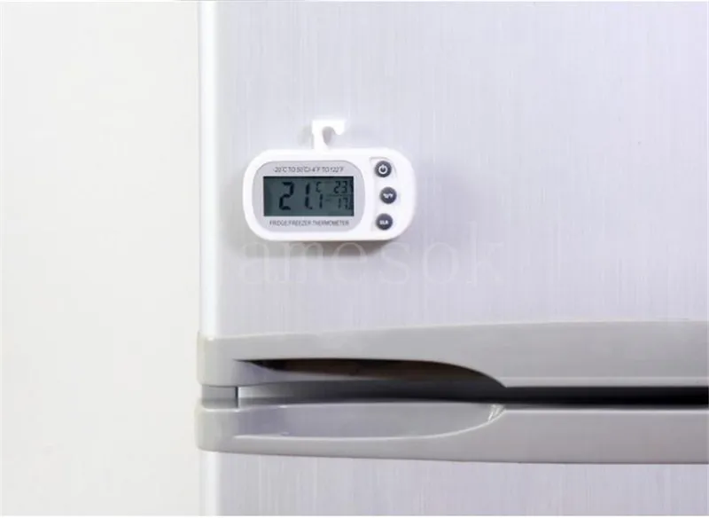 DE754 Refrigerator Digital Thermometers Fridge Freezer Temperature ...