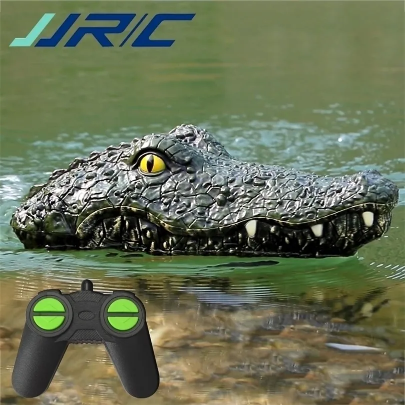 Radio Control Toys Realistic Floating Alligator Head RC Boat Toy For ...