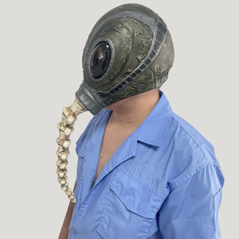 Steampunk Morpheus Cosplay Mask With Long Nose Perfect For Halloween ...