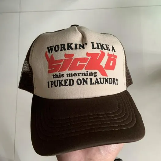 Retro American Truck Vintage Trucker Hats Limited Edition Sicko Driver ...