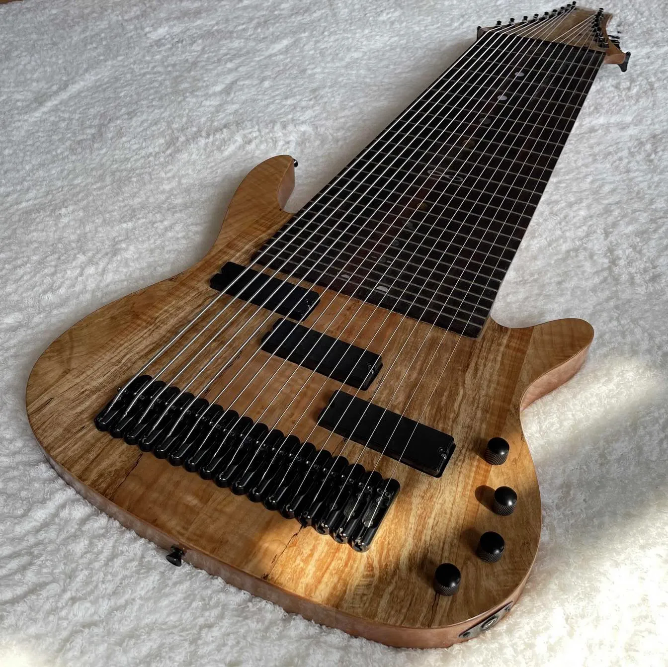 Electric Bass Guitar Straps Custom 17 String Electric Bass Guitar With ...