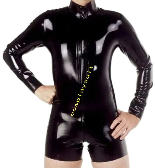 PVC Faux Leather Mens Fashion Catsuit Costumes Shiny... From ...