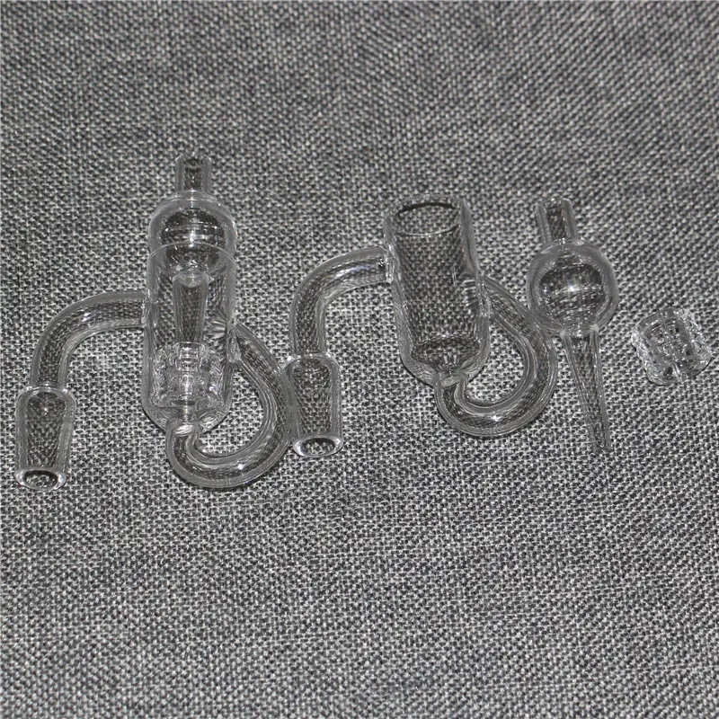 Quartz Banger With Recycler & Carb Cap | Smoking New Diamond Knot Loop ...