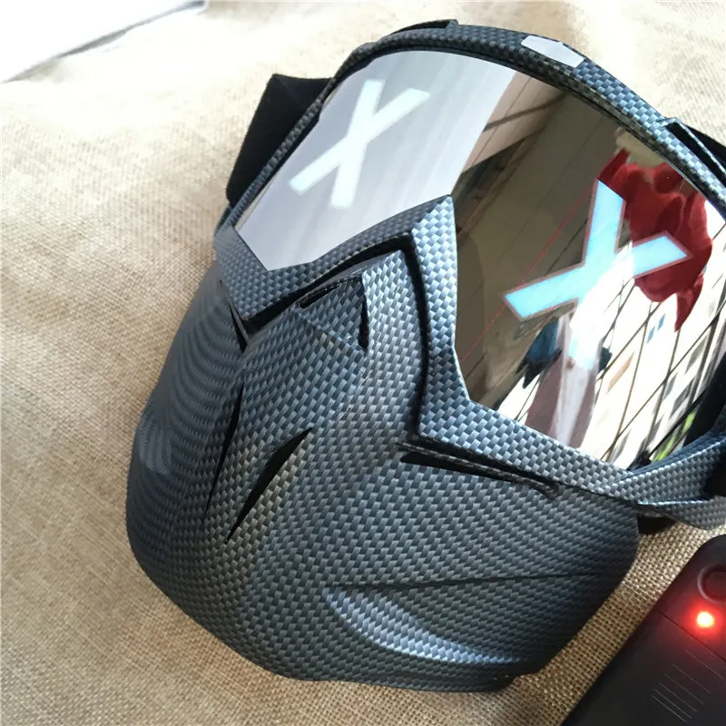 Party Masks Halloween LED Half Face X Glowing Eyes DIY Eyewear Mask ...