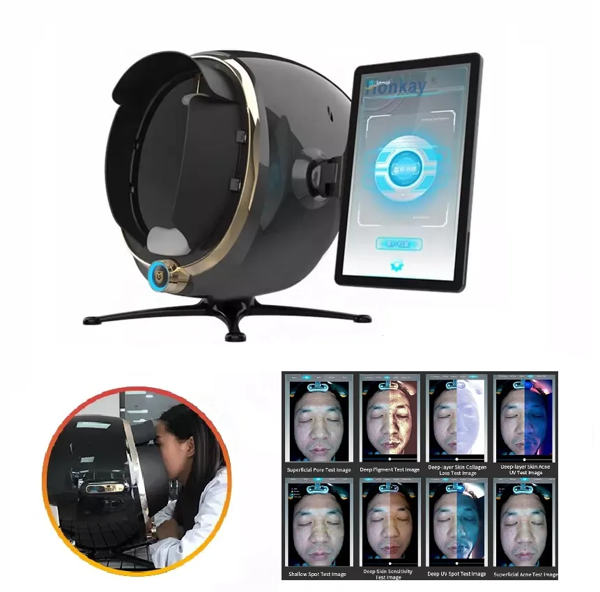 Portable 3D UV Facial Skin Hydration Analyzer With Magic Mirror ...