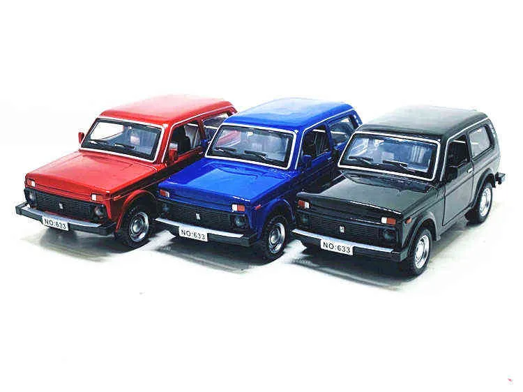 1/32 Scale Russian LADA NIVA Alloy Model Toy Diecast With Music And ...